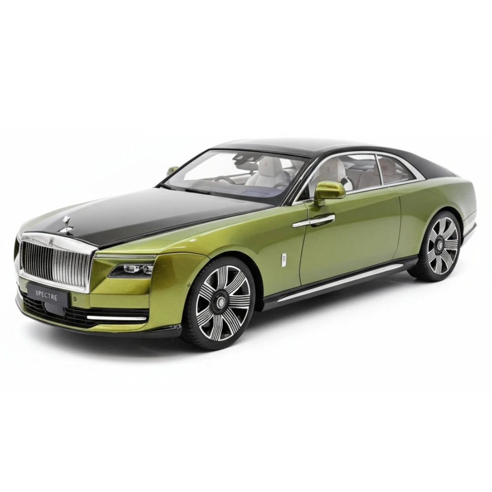 Henson & Heaven 1:18 Rolls-Royce 2024 Spectre Green Black Resin Model ...